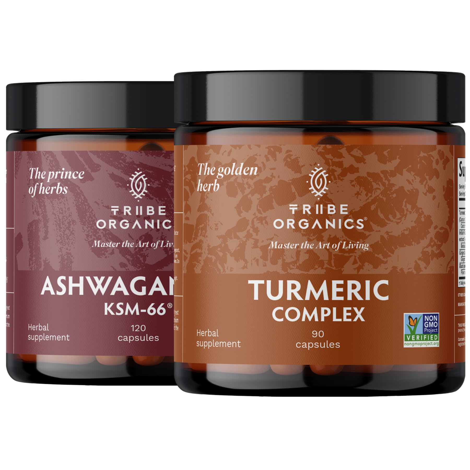 Balance Duo - KSM-66 Ashwagandha 120ct + Turmeric Curcumin C3 Complex 120ct