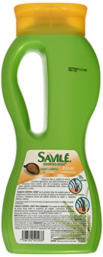 Shampoo Savile With Aloe Pulp & Seed Control Hair Lost For Curly Hair, 750ml