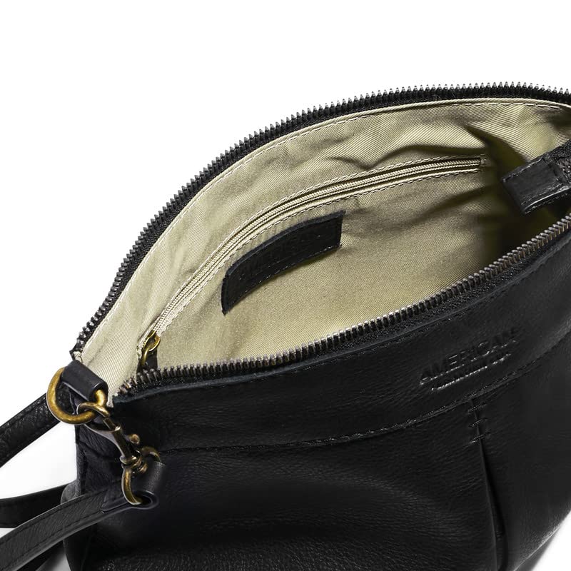 American Leather Co. - Cleveland Crossbody Handbag - Highly Functional & Superbly Fashionable - Tie Dye Floral