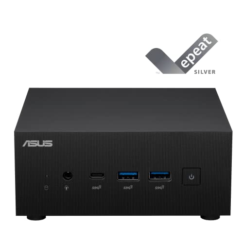 ASUS ExpertCenter PN64 Mini PC Barebone with Intel Core i3-1220P Mobile Processor, up to 32GB DDR5 RAM, Dual Storage Design, WiFi 6E, Bluetooth, USB-C with VESA Mount,Black