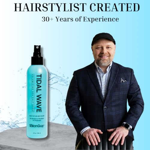 THESALONGUY Tidal Wave Sea Salt Spray Texturizing & Volumizing Hair Mist with Natural Sea Salt & Kelp for Beachy Waves Ideal for All Hair Types