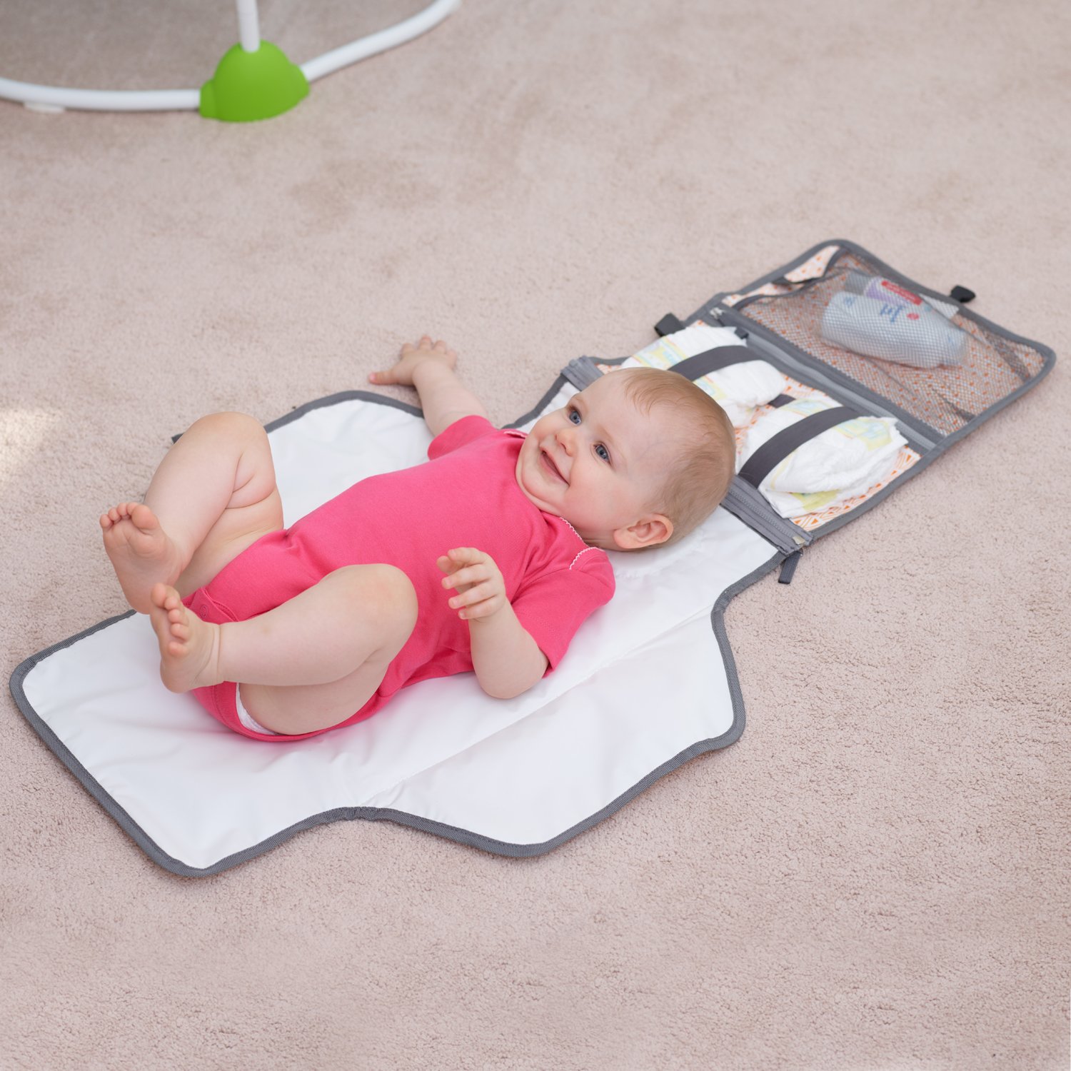 ThinkVivo Diaper Changing Pad, Portable Changing Station with Waterproof Folding Mat, Baby Changing Kit, Bonus eBook