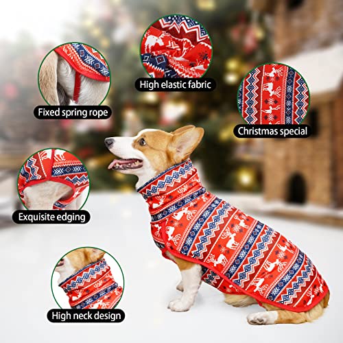 Dog Sweater Pullover Cold Weather Vest for Dogs Dog Sweatshirt Dog Jacket for Indoor and Outdoor Use