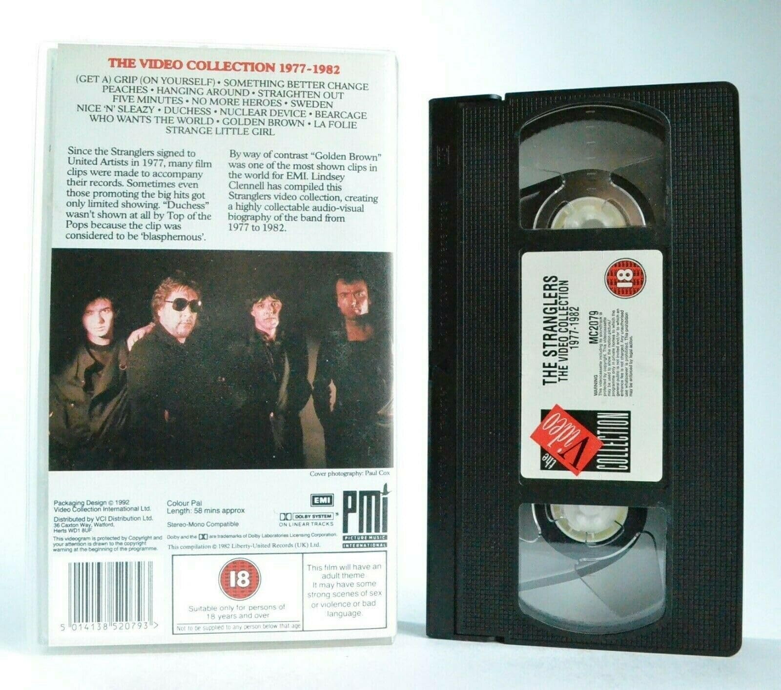 The Stranglers: The Video Collection (1977-1982) - Classic Punk Band - Pal VHS