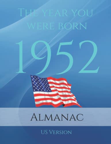 The Year You Were Born 1952 Almanac: A Book full of interesting facts and trivia over many topics including US Events, Adverts, Movies, Music and much more.