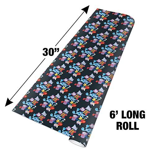 GRAPHICS & MORE Blue's Clues Friend Group Gift Wrap Wrapping Paper Rolls