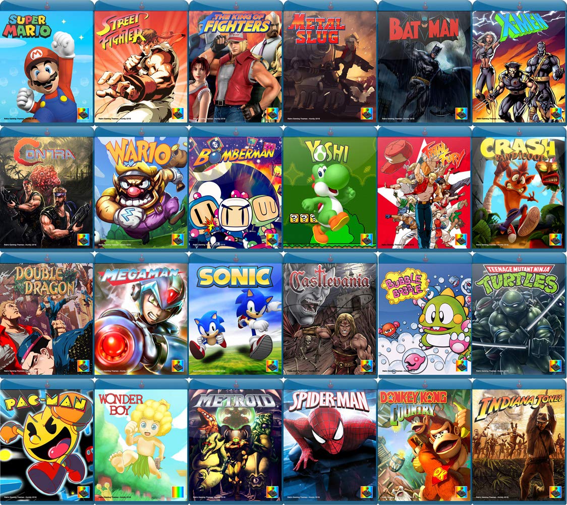 BeiErMei Raspberry Pi 4B 400 Game System Retropie RetroArch EmulationStation Preloaded 64GB Games Plus Data with Class 10 MicroSD TF Card, Only Work with Raspberry Pi 4B 400, KODI+LXDE Video Previews