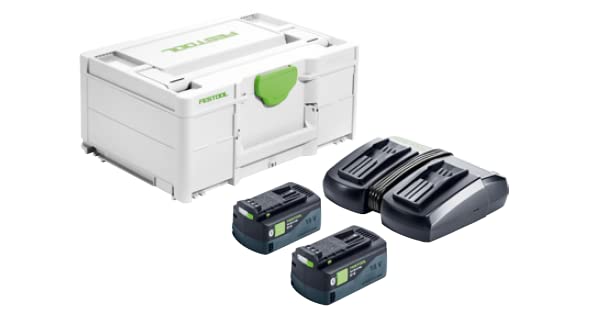 Festool 577079 Energy Set SYS 18V 2x5.0/TCL 6 Duo