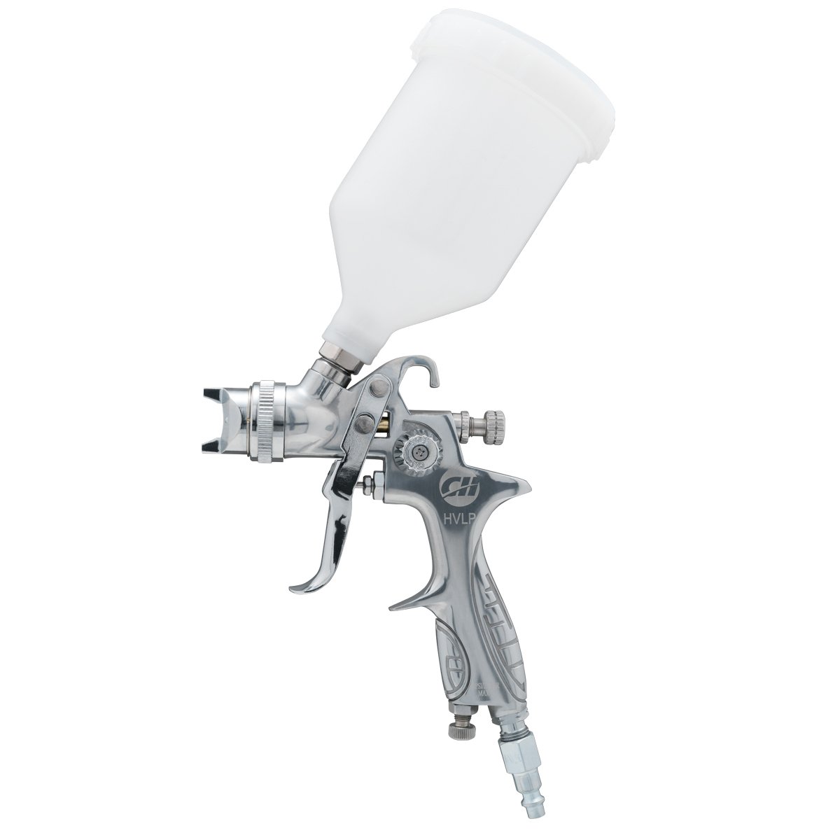 Campbell Hausfeld General Purpose HVLP Gravity Feed Paint Spray Gun with 600mL Canister (DH580000AV)