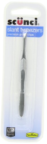 Lil' Drugstore Products Slant Tweezers, 1-Count Packages (Pack of 12)