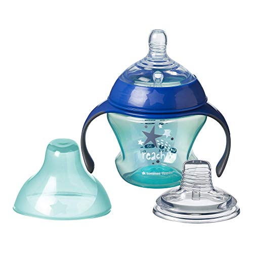 Tommee Tippee First Sips Soft Transition Cup, 4+ months – (Pack of 1) (Colors May Vary)