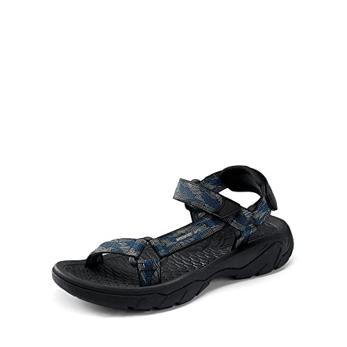 DREAM PAIRS Beach Sandals For Women, Open Toe Anti-skidding Outdoor Sport Hiking Sandals, Comfortable Athletic Water Shoes With Adjustable Hook And Loop Strap, Royal Blue, Size 10, Sdsa2321W