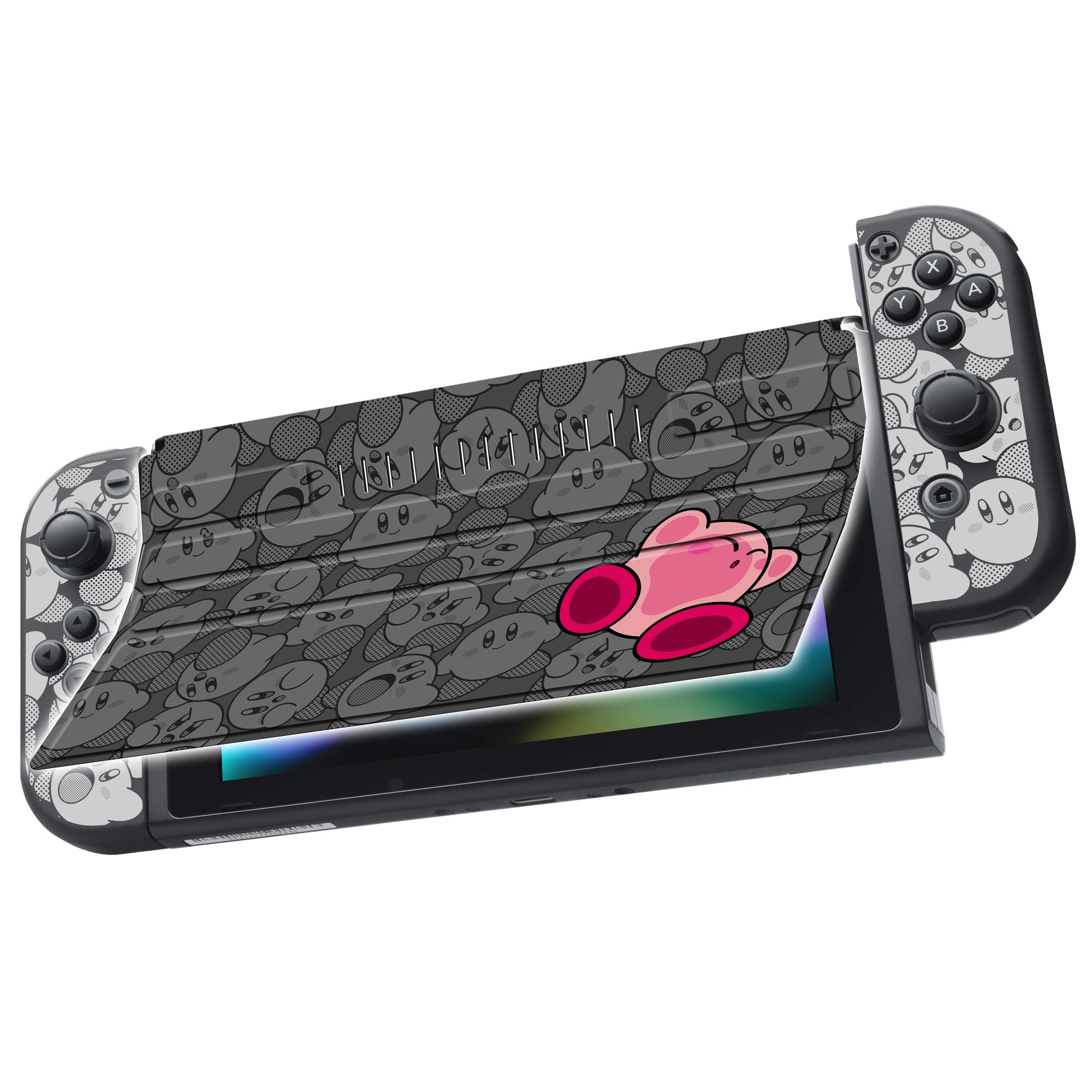 Kisekae Set Star Kirby for Nintendo Switch Game Console Japan Changing cover(Comic black)