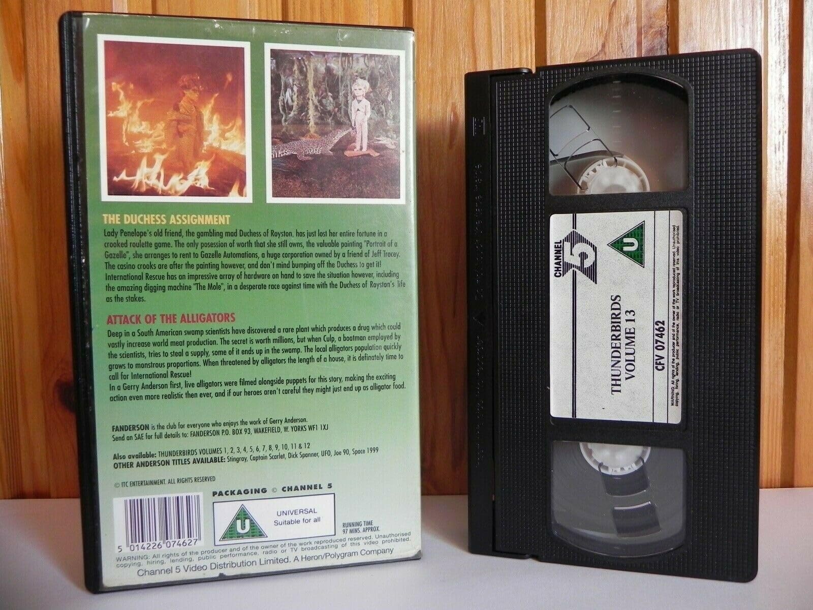 Thunderbirds - Channel 5 - Volume 13 - The Duchess Assignment - Kids - Pal VHS