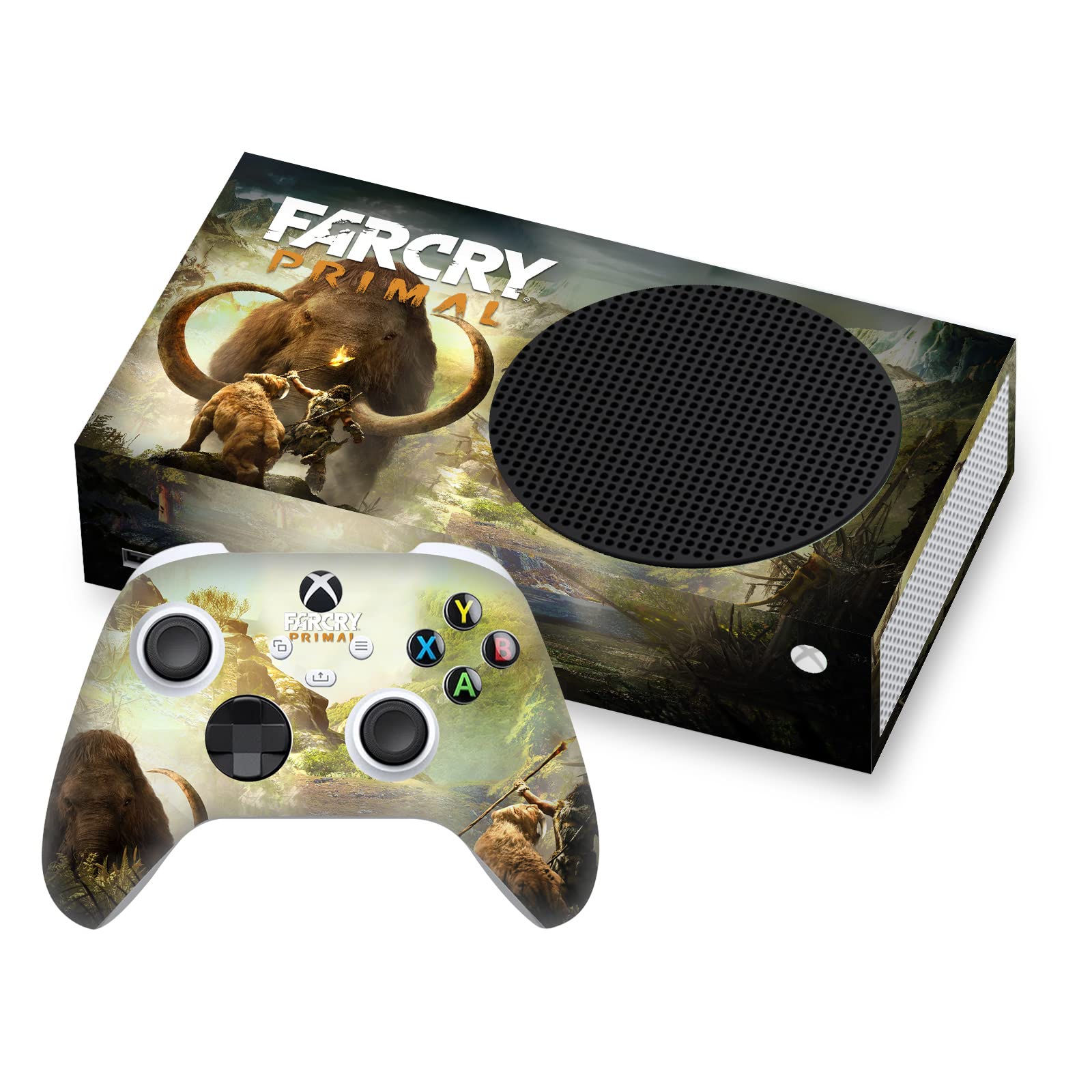 Head Case Designs Officially Licensed Far Cry Pack Shot Primal Key Art Vinyl Sticker Gaming Skin Decal Cover Compatible With Xbox Series S Console and Controller Bundle