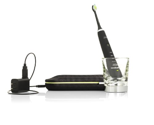Philips Sonicare DiamondClean Sonic Electric Rechargeable Toothbrush, Black, HX9352/04