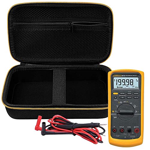 Comecase Hard Carrying Case forĀ Fluke 87-V/ 87V Max/ 88V Digital Multimeter, Protective Travel Storage Bag.