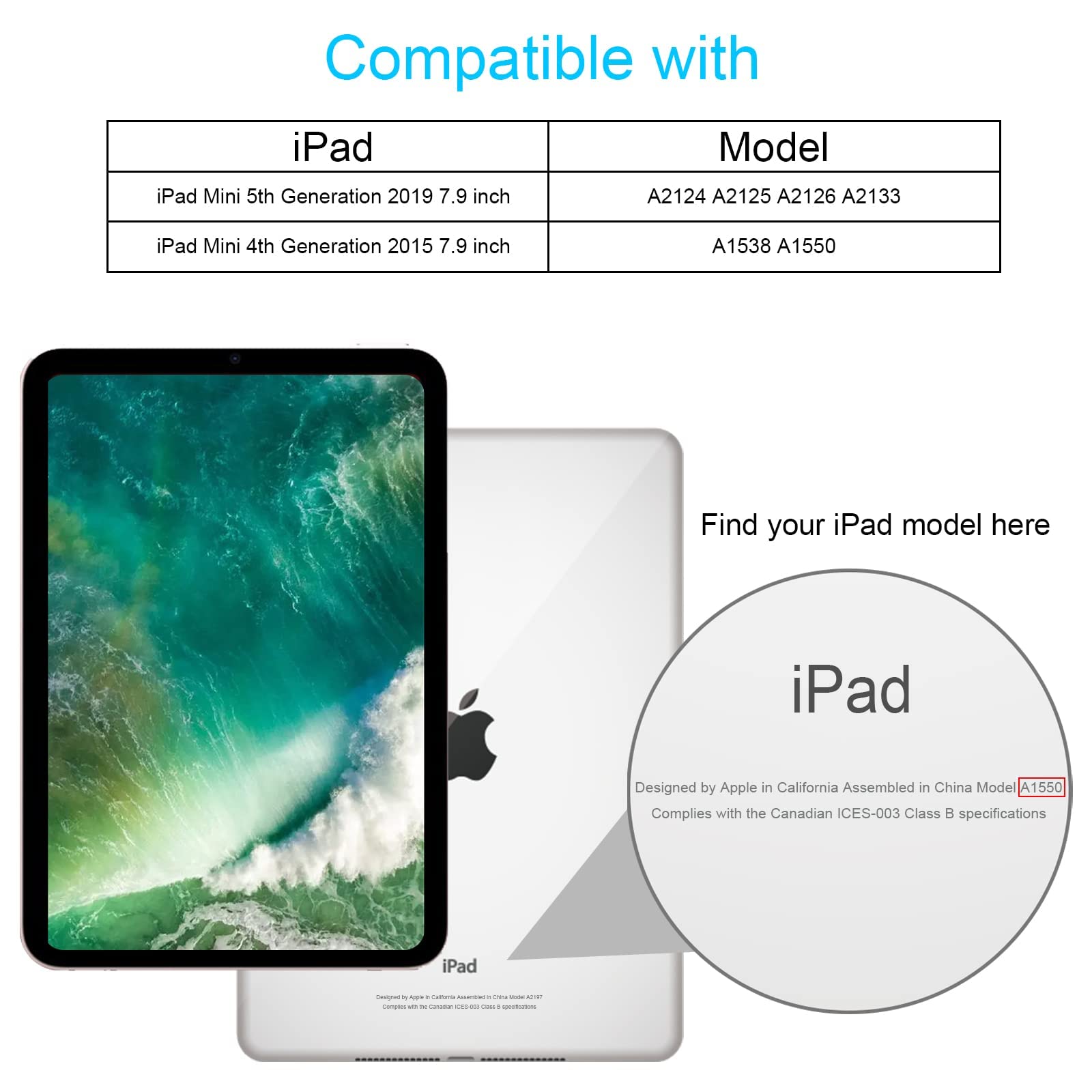 WESADN for iPad Mini 5 Case for iPad Mini 4 Case with Kickstand for Girls Women Silicone Fidget Bubble Case Cute Pop Protective Holder Tablet Cover for iPad Mini 5th 4th Generation 7.9 inch
