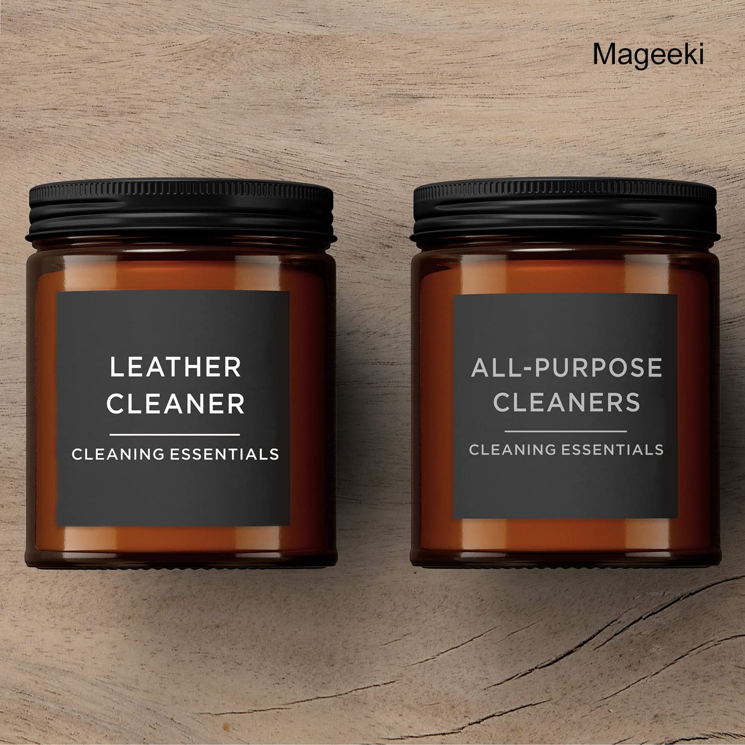 Mageeki 144 Laundry Room Labels for Organizing, Minimalist Laundry Stickers for Containers, Waterproof and Oilproof, Preprinted Organization Labels for Laundry Room, Bathroom (Black)