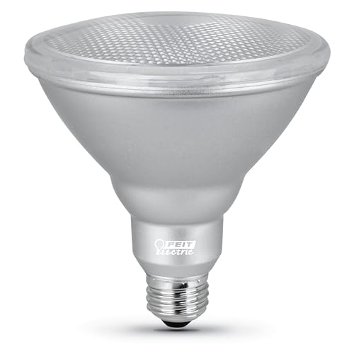 Feit Electric PAR38 LED Bulb, 90W Equivalent, Dimmable, 3000k Bright White, 1000 Lumen, 22 Year Lifespan, E26 Base, PAR38 Flood Light Bulb, CRI 90, Indoor/Outdoor, UL Listed, 1 Pack, PAR38DM/930CA