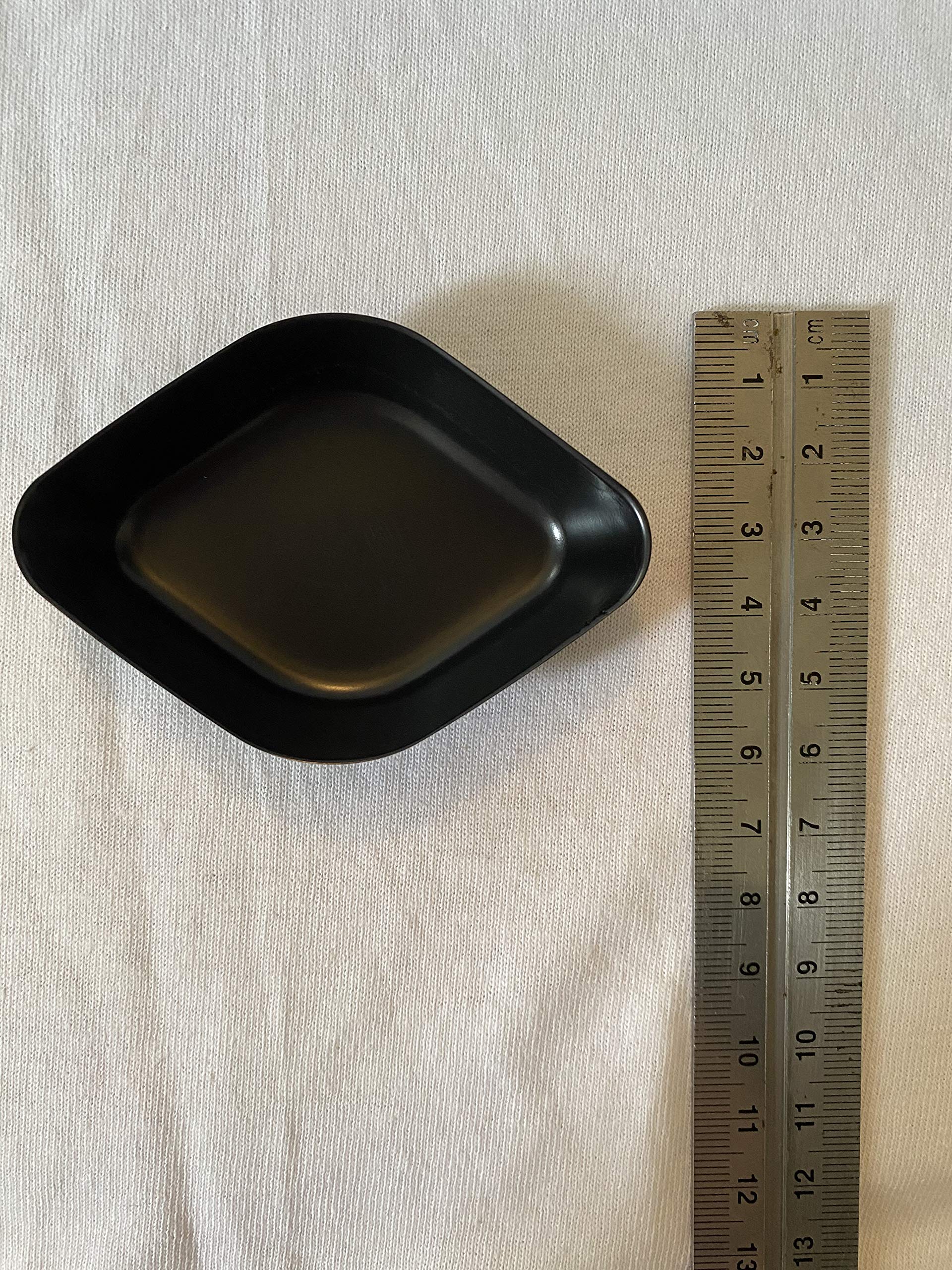Diamond Weighing Boats, W-D30-BA-50, 30ml, Medium,Black, Anti-Static, Pack of 50