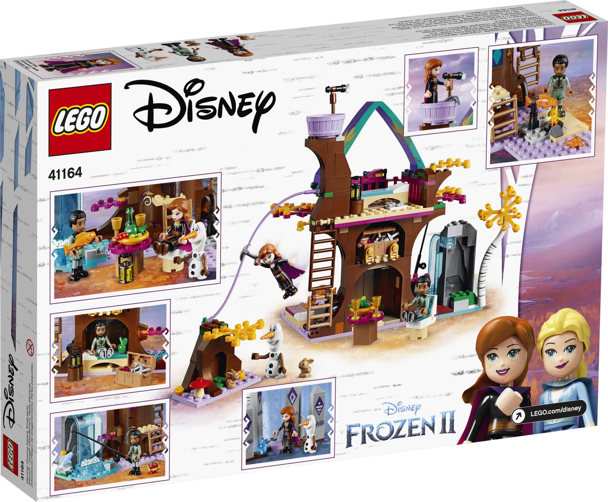 LEGO Disney Frozen II Enchanted Treehouse 41164 Toy Treehouse Building Kit Featuring Anna Mini Doll and Bunny Figure for Pretend Play (302 Pieces)