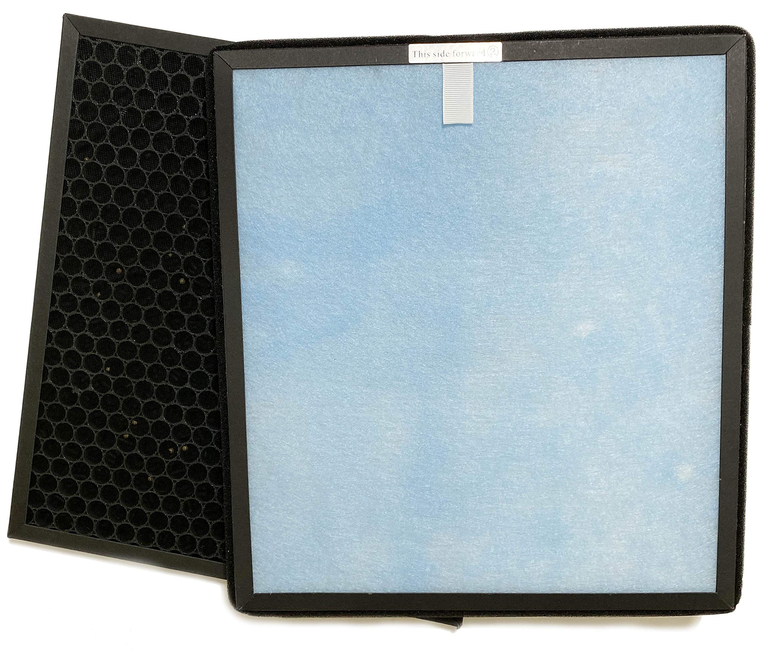 Nispira HSP001 Filter Replacement for Smart True HEPA Air Purifier 5-in-1 True HEPA + Activated Carbon Cold Catalyst, 2 Sets