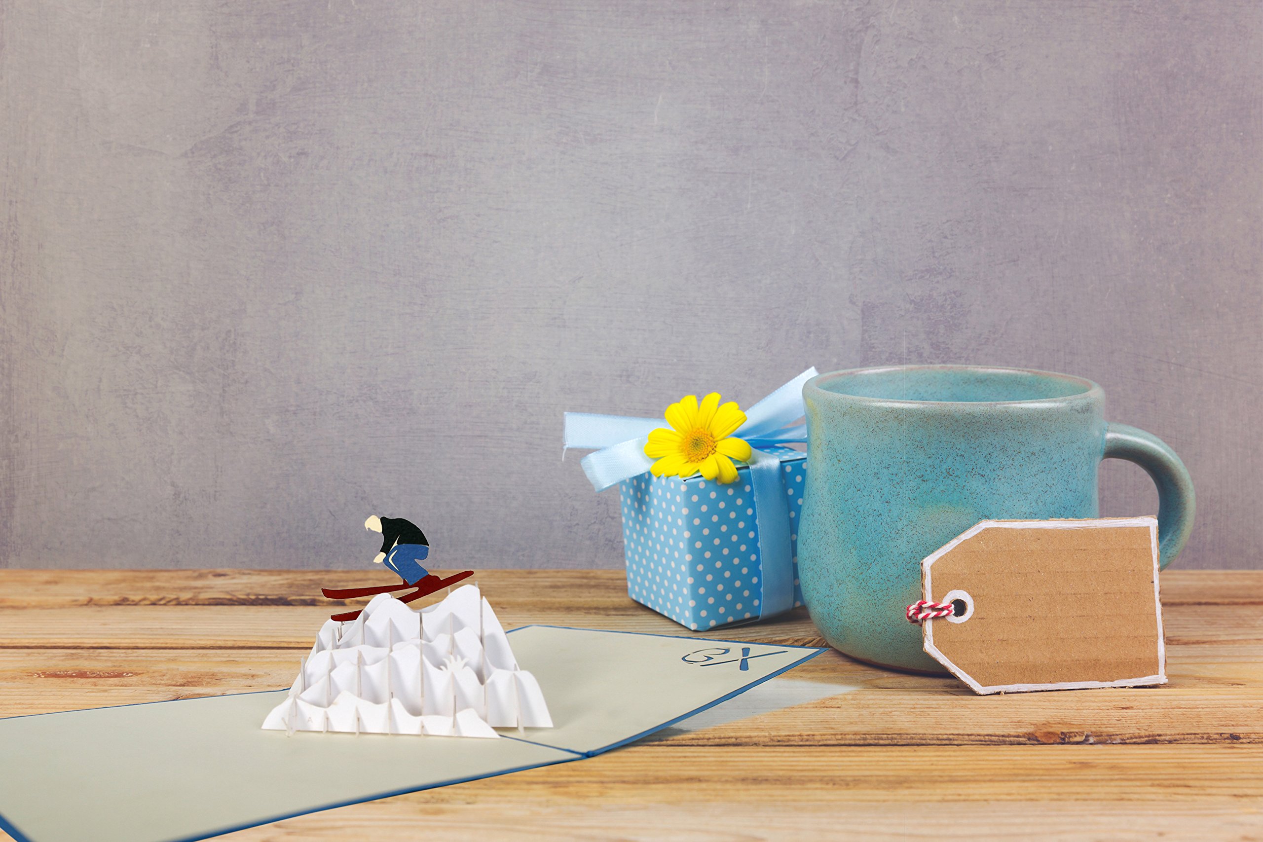 Diese-Klappkarten H10 Pop Up Greeting Card, Laser Cut, Handmade, Sports Birthday Cards, Gift Cards and Vouchers