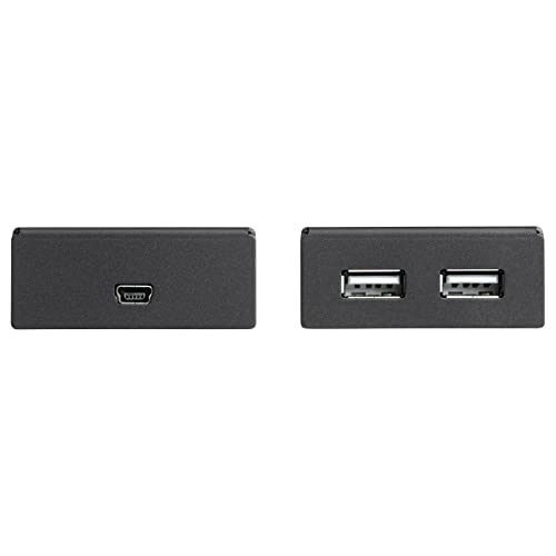StarTech.com 4-Port USB 2.0 Extender - 130ft (40m) USB Over Cat5/Cat6 Extender - Compact USB 2.0 Over Ethernet Extender, TAA (USB2004EXTV)