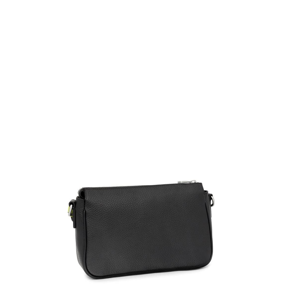 TOUS Empire crossbody bag small black and lime leather