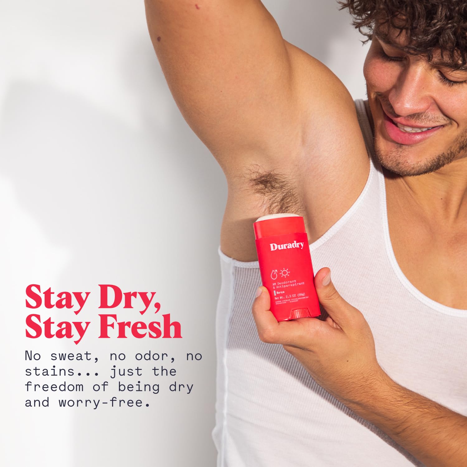 Duradry AM Deodorant & Antiperspirant - Deodorant for Hyperhidrosis, Antiperspirant for Women & Men, Armpit Sweat Protection, Silicone-free - End Game, 2.3 Oz (Pack of 1)
