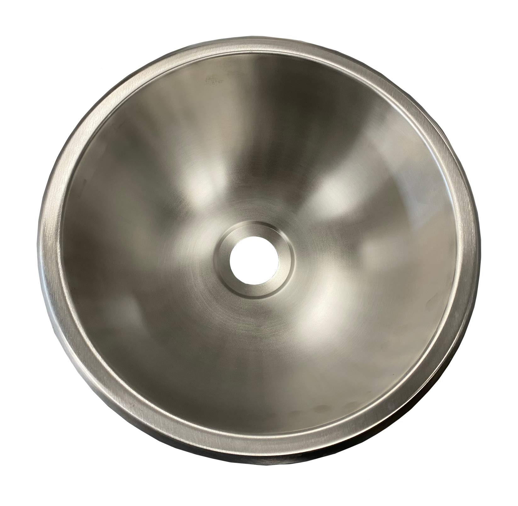 classAcustoms Class A Customs | 13inches Round Stainless Steel Sink | 300 Series Stainless Steel | RV Camper Motor Home Sink | Concession Sink | 22 Guage