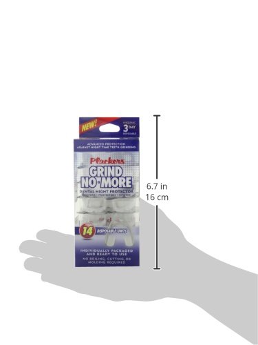Plackers Grind No More Dental Night Guard for Teeth Grinding, 14 Count