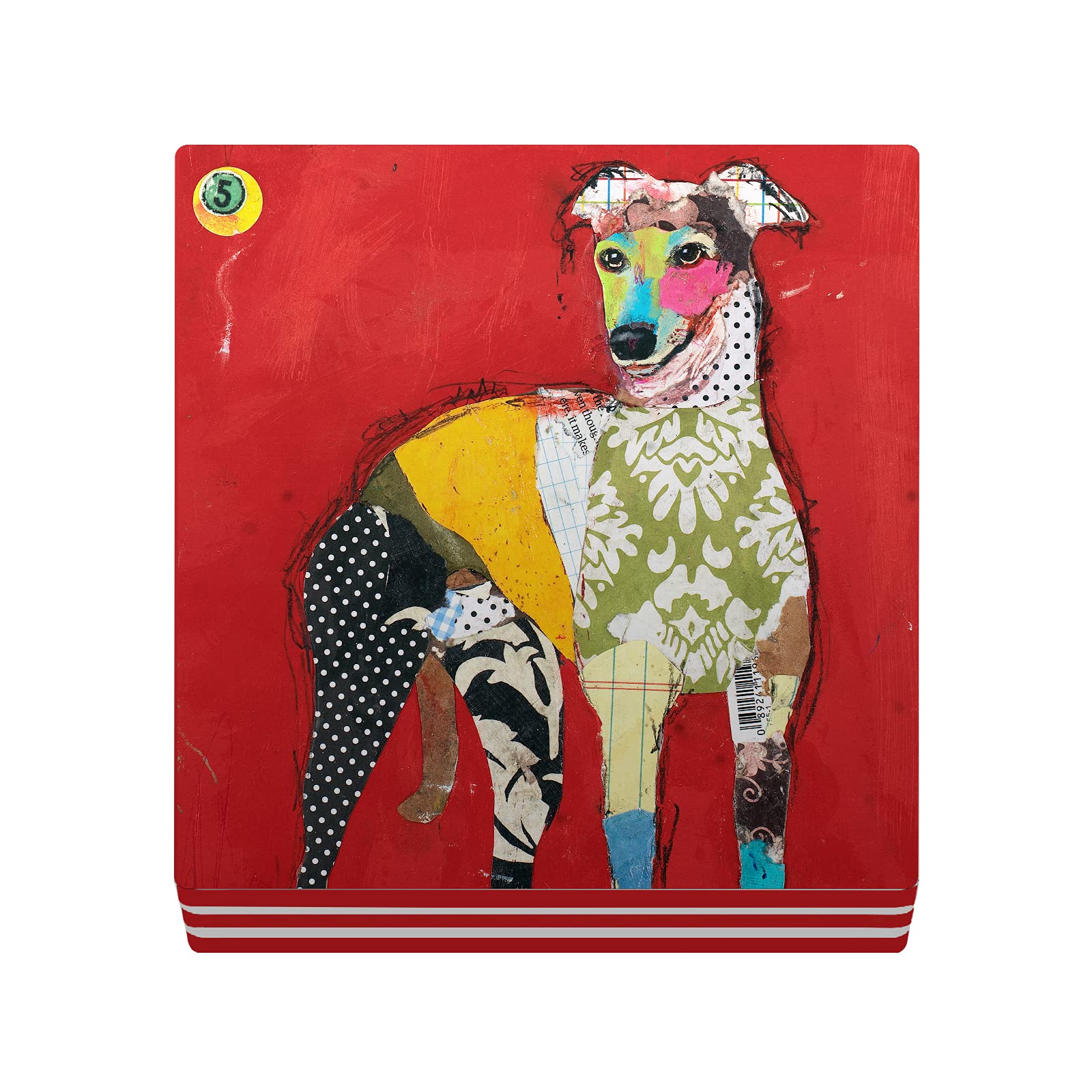 Head Case Designs Officially Licensed Michel Keck Greyhound Art Mix Vinyl Sticker Gaming Skin Case Cover Compatible With Sony PlayStation 4 PS4 Pro Console and DualShock 4 Controller