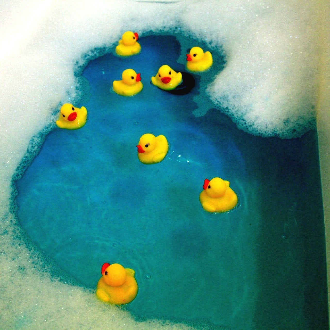 Novelty Place 48Pcs Rubber Duck Float Ducky Baby Bath Shower Toy, Yellow Mini Bath Duckies for Toddlers and Kids Birthday Gift Party Favor Bathtub Decoration