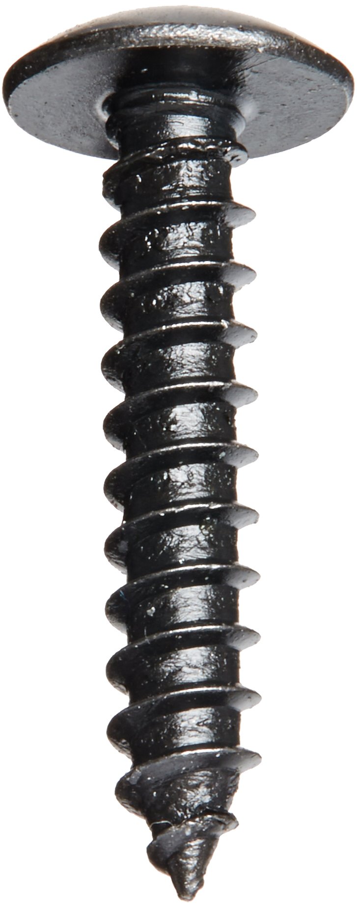 Small Parts 0612APTB Steel Sheet Metal Screw, Black Oxide Finish, Truss Head, Phillips Drive, Type A, #6-18 Thread Size, 3/4" Length (Pack of 100)