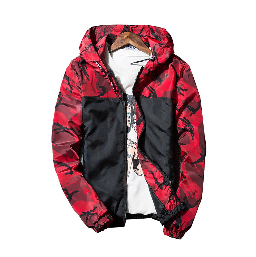Banana Bucket Floral Bomber Camouflage Jacket Men Hip Hop Slim Fit Flowers Bomber Jacket Coat