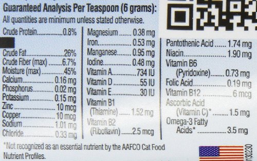 Nutri-Vet Multi-Vite Multivitamin Paw Gel for Cats - Daily Vitamin and Mineral Support - Salmon Flavor - 3 oz