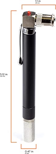 Coaxial (Coax) Pocket Continuity Tester (Tracer) with Voltage Toner (Sound) and Barrel Connector Bundle, for Testing, Labeling, and Identifying coaxial Lines - Long - Pocket Toner