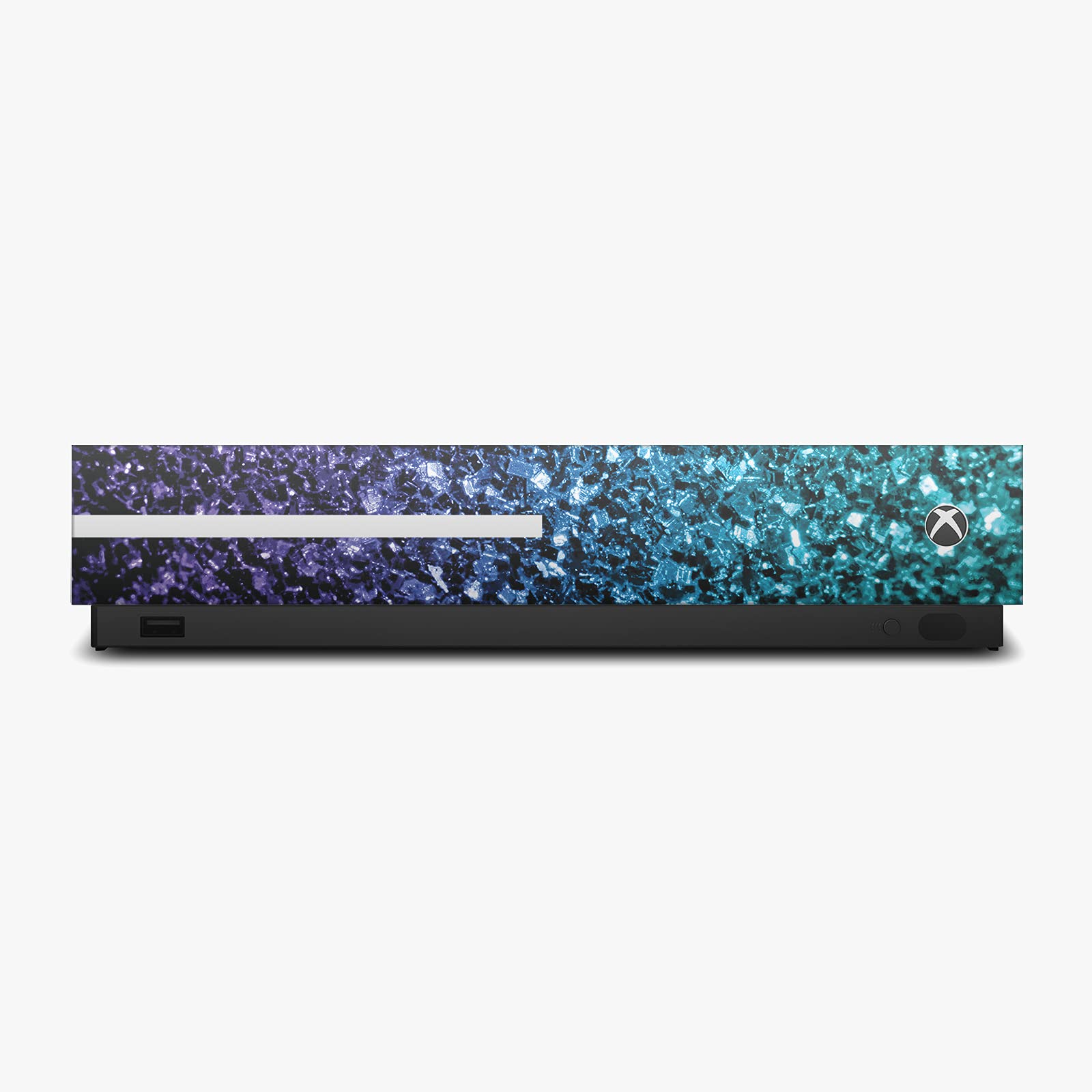 Head Case Designs Officially Licensed PLdesign Aqua Blue Art Mix Matte Vinyl Sticker Gaming Skin Case Cover Compatible With Xbox One S Console