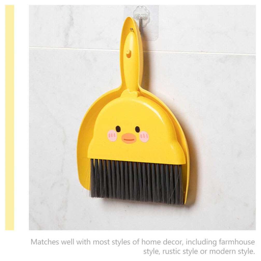 Desktop Dust Pan 2 Sets Small Dustpan and Brush Set Mini Broom and Dustpan Set Small Broom and Dustpan Set Handheld Broom and Dustpan Set Desk Cleaning Tools