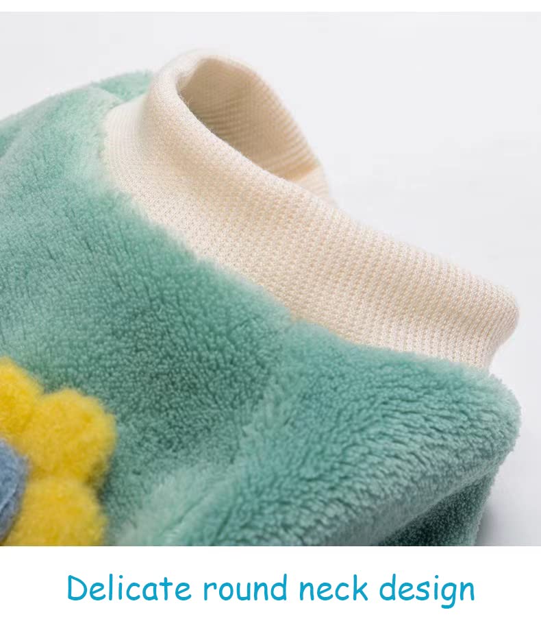 Dog Clothes, Pet Clothes, Soft Thickened Warm Puppy Clothes, Suitable for Autumn and Winter, Suitable for Small Dogs and Cats, Blue (Medium)
