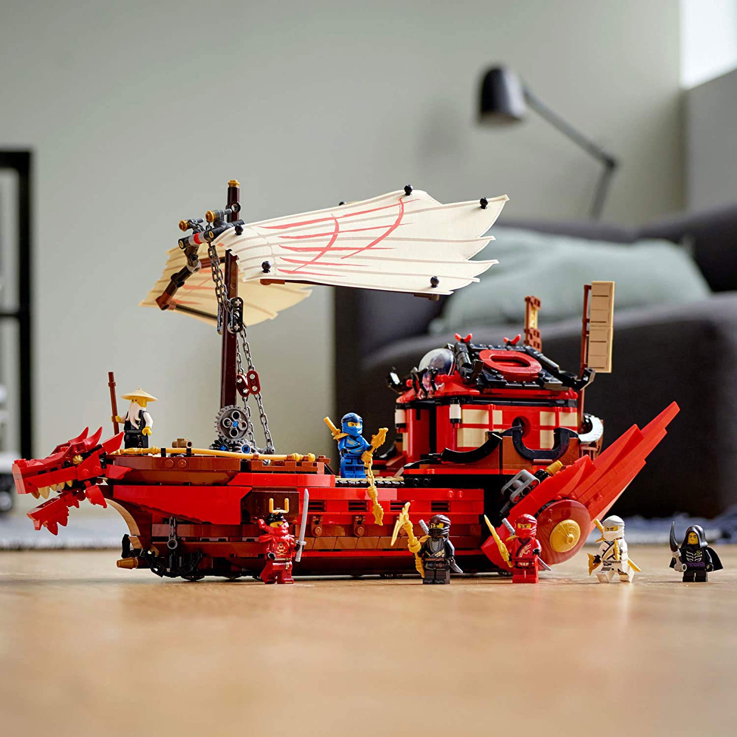 LEGO NINJAGO Legacy Destiny’s Bounty 71705 Ninja Toy Building Kit Featuring Ninja Action Figures (1,781 Pieces)