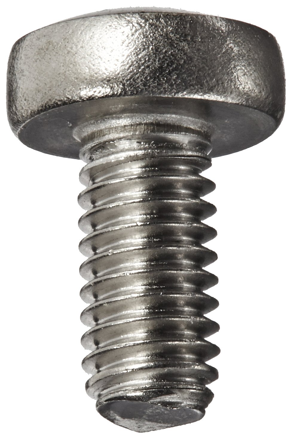 Small Parts 316 Stainless Steel Machine Screw, Plain Finish, Pan Head, Phillips Drive, Meets DIN 7985, 35mm Length, Fully Threaded, M5-0.8 Metric Coarse Threads (Pack of 10)