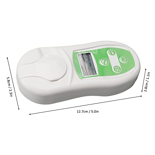 Brix Meter Refractometer, Brix Reader Tester Handheld Sensitive Easy to Use 0-32% for Agriculture