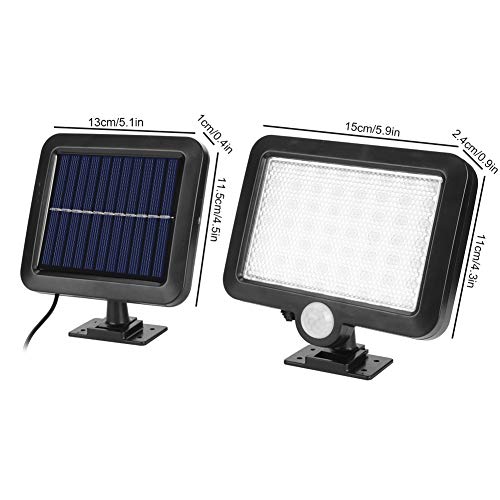 Oumefar Multifunctional Intelligent Motion Sensor LED Garden Lights Solar Wall Light Large Capacity Home Lighting