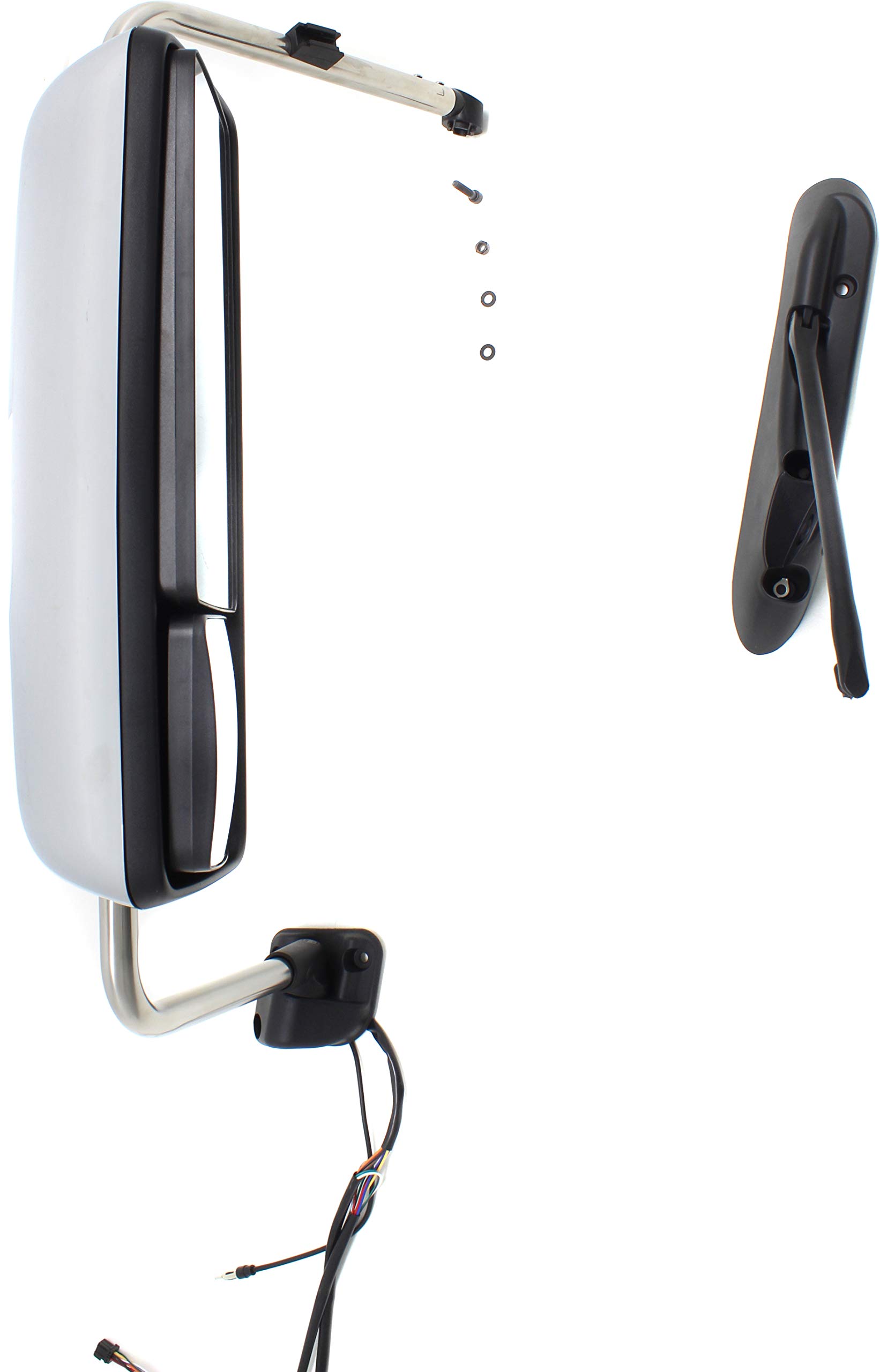 Kool Vue Driver & Passenger Side Power Heated Mirrors for International ProStar 2008-2017 With Signal Light Chrome Tractor Truck - Long Conventional