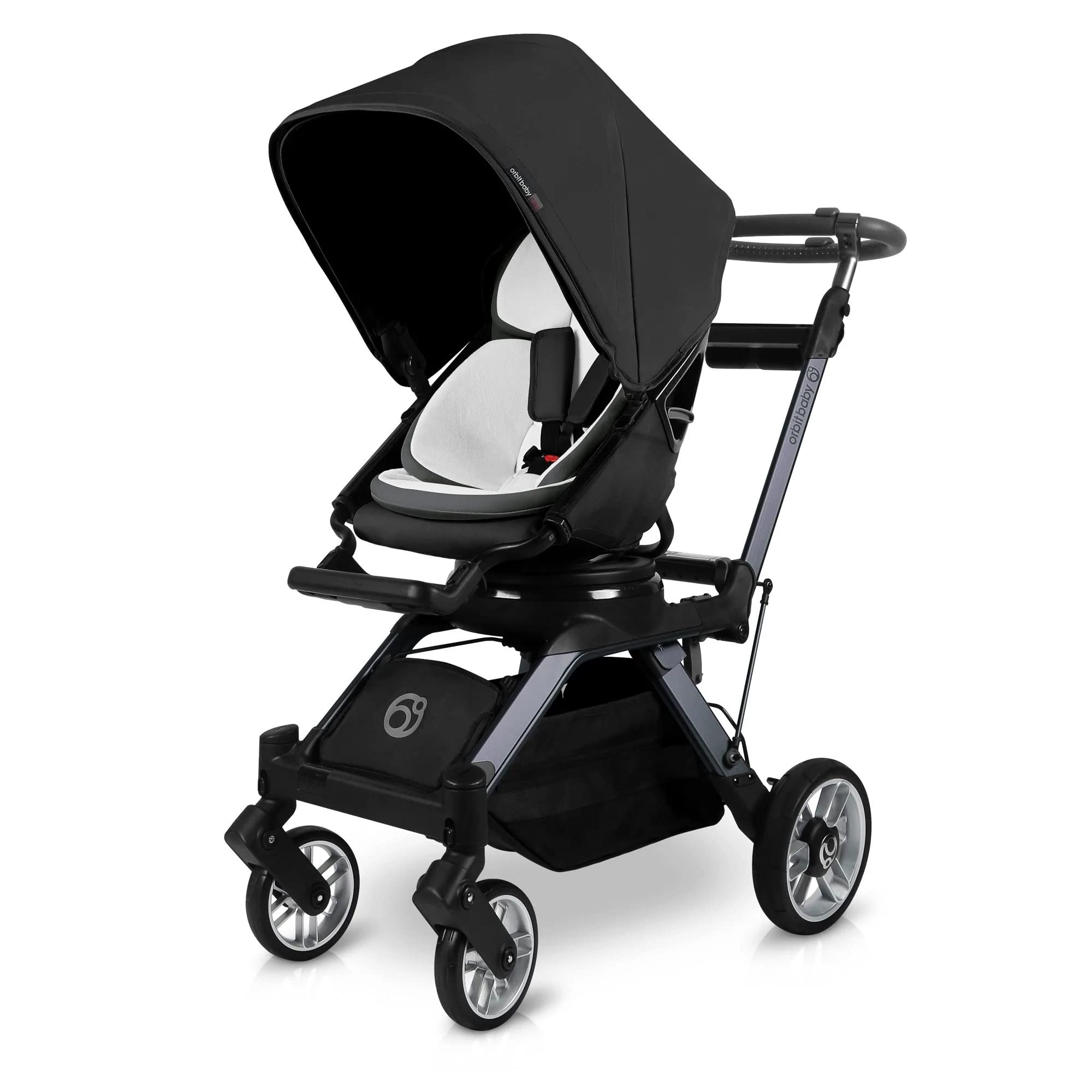 Orbit Baby G5 Stroller - Mélange Navy Fabric - Gold Frame
