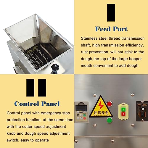 INTSUPERMAI Electric Dough Divider Commercial Dough Divider Cutter Auto Dough DIviding Cutting Machine Quantitative 0.18oz-17.6oz