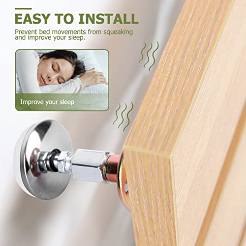 DOITOOL Headboard Bed Rack 4pcs Bed Stoppers Adjustable Bed Frame Fixers Anti- Shake Stabilizers Adjustable Bed Bases Bed Frames Bed Frames Bed Frames Bed Frames Bed Frames Tools